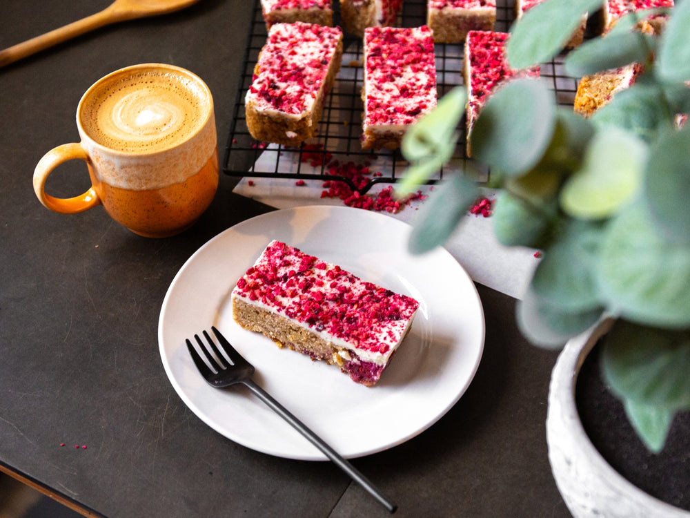 Handmade Berry & Yoghurt Flapjack for Coffee Shops and Cafes