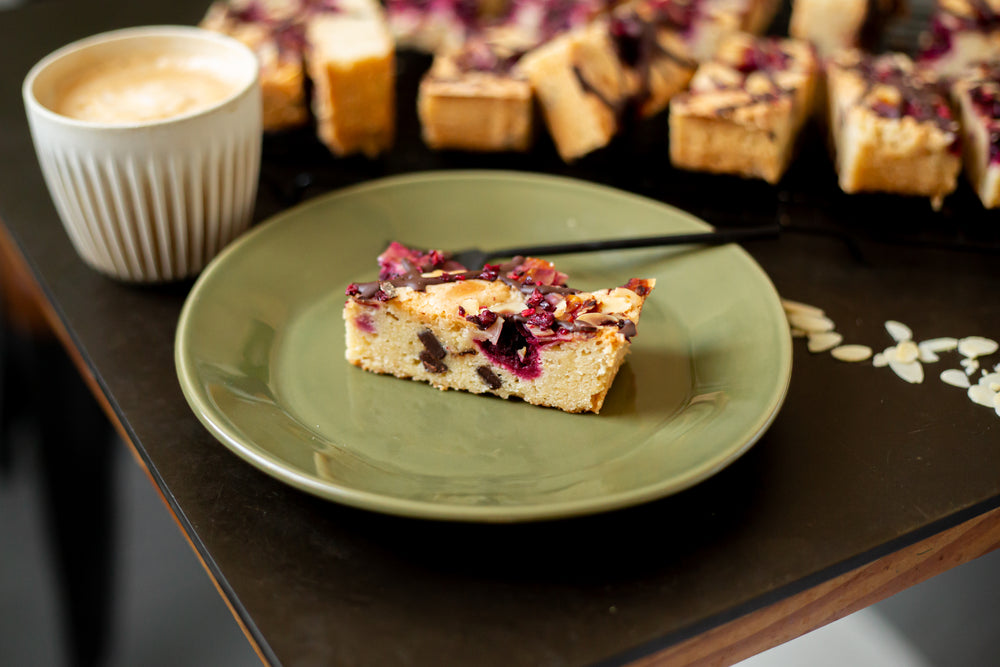 Wholesale Dark Chocolate & Cherry Frangipane | Cakesmiths