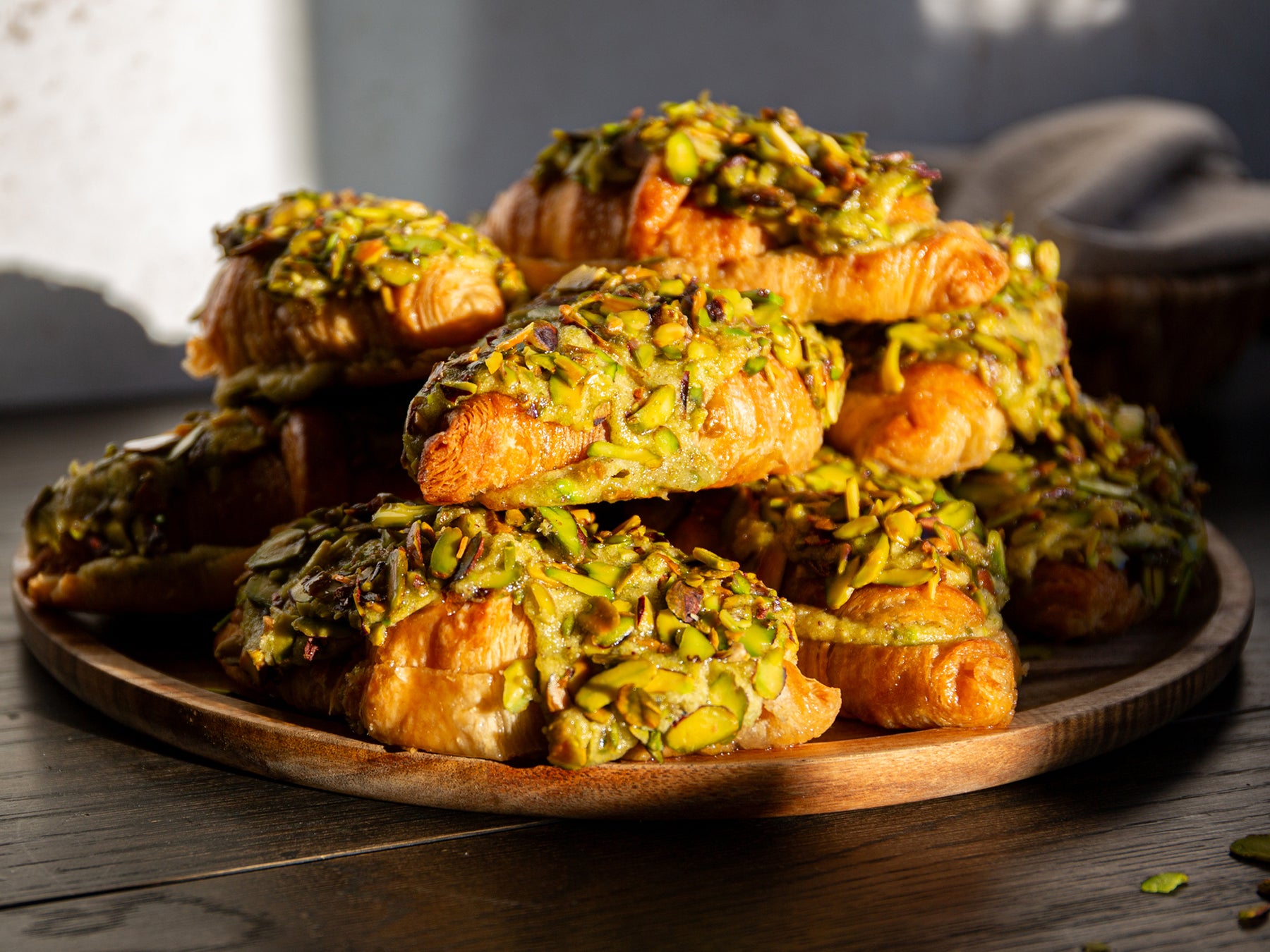 Wholesale Pistachio Croissants | Pastries for Coffee Shops
