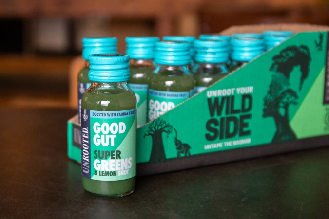 Unrooted Drinks Super Greens with Lemon 60ml shot |Cakesmiths