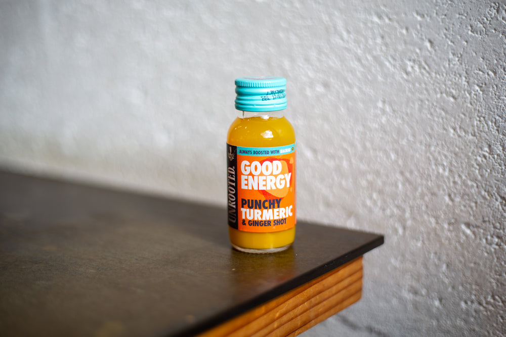Unrooted Drinks Punchy Turmeric 60ml shot |Cakesmiths